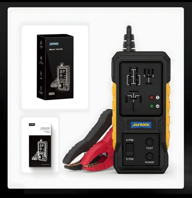 AUTOOL RT120 Automotive relay tester for Car & Motorcycle DC1 2V ...
